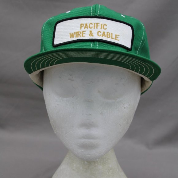 Varsity Cap | Accessories | Vintage Patched Hat Pacific Wire And Cable ...